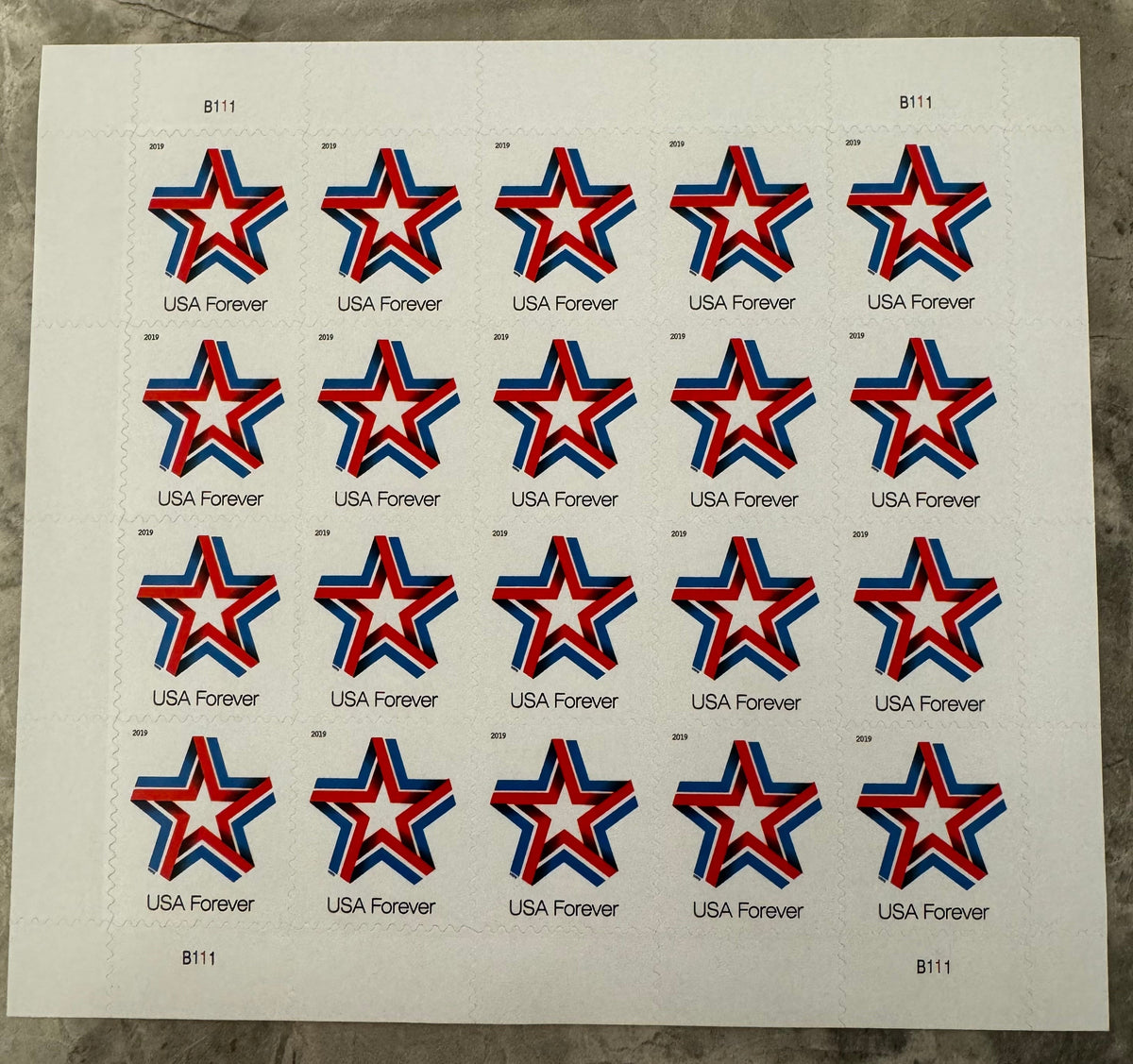 USPS Star Ribbon Forever First Class Stamps – Forever Stamps
